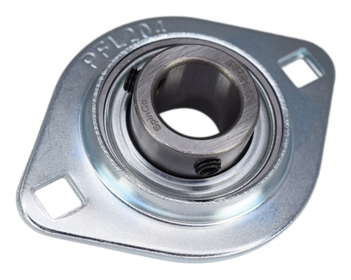 3/4" Pressed Steel Two Bolt Flange Bearing SBSFL204-12, SBPFL204-12 | eBay