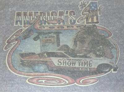 VRHTF NHRA VINTAGE " 70'S TOM HOOVER SHOWTIME IRON ON T-SHIRT HEAT ...