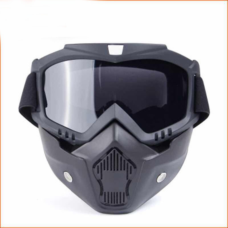 LED Luminous Half Face Mask DJ Cosplay Helmet Halloween Party Props ...