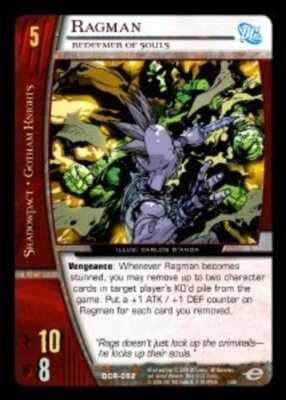 VS System: Ragman, Redeemer of Souls [Played] DC Infinite Crisis TCG ...