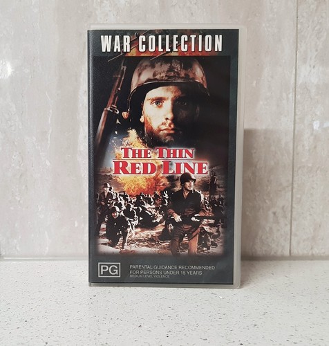 The Thin Red Line VHS VIDEO MOVIE 1964 WAR DRAMA Film KEIR DULLEA, JACK ...