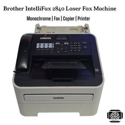 Brother IntelliFax-2840 Laser Fax Machine | High-Speed | USB | Compact ...