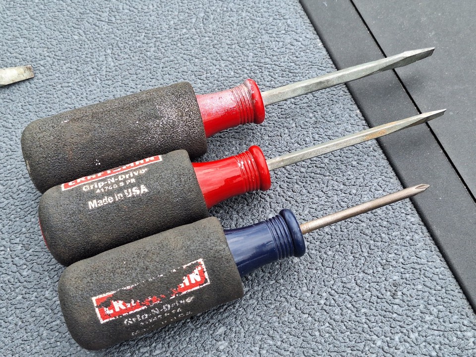 Craftsman 41745 USA 5-Pc +3 Grip-N-Drive "Ratcheting" Pratt Read ...