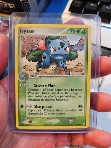 Pokémon TCG Ivysaur Prerelease Crystal Guardians 35/100 Promo | eBay