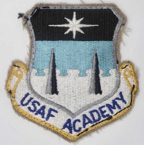 USAF ACADEMY Patch: Military COLOR DRESS FLIGHT VINTAGE ORIGINAL cut ...