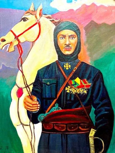 GAREGIN NZHDEH (Njdeh Njde Նժդեհ Нжде) Art Painting RUSSIAN ARMENIAN ...