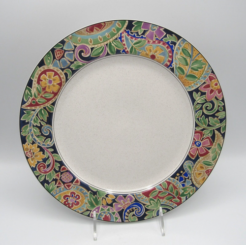 PAISLEY MURAL BY CHRISTOPHER STUART DINNER PLATES LOT OF 2 EUC | eBay
