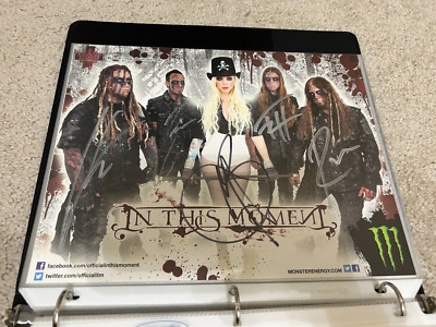 In This Moment - Maria Brink - BLOOD VIP 8.5" x 11" - Authentic ...