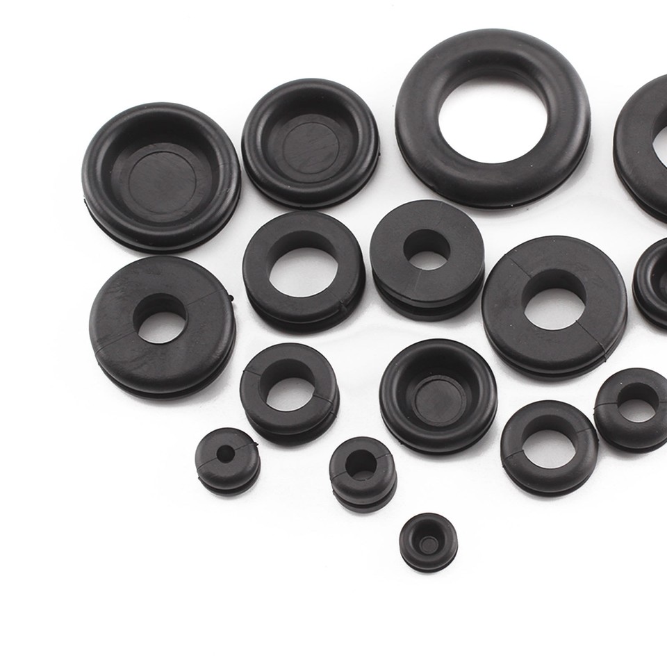 UK Rubber Grommets Blanking open/closed blind Grommet Set 200PCS ...