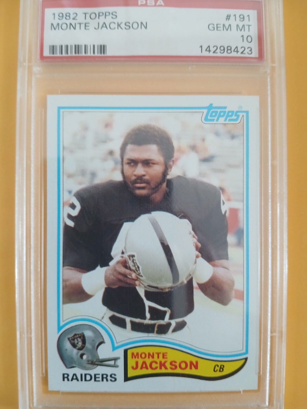 1982 topps football #191 Monte Jackson psa 10 | eBay