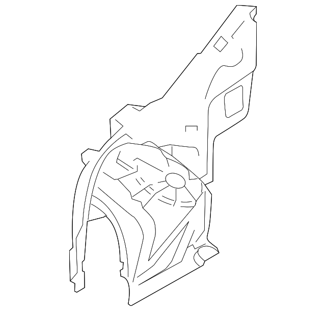 Genuine OEM Fender Apron Assembly for BMW 41117377772 for sale online ...