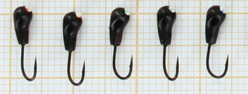 Tungsten Ice Fishing Jigs - Marmooska Winter Jig Heads (Hook #16 ...