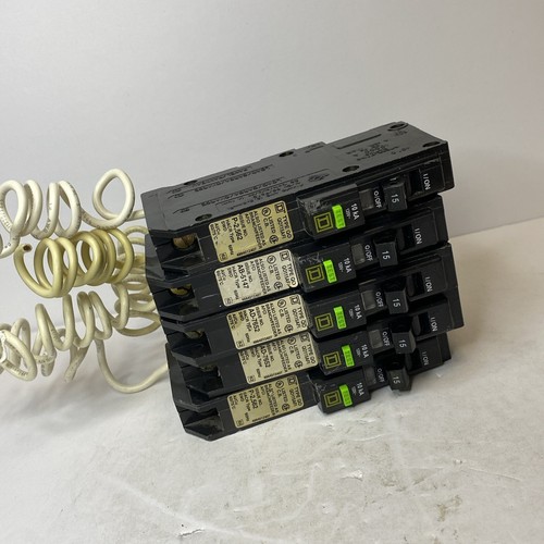 Square D QO115AFI 1 Pole 15 Amp 120V Arc Fault Circuit Breaker Tested ...