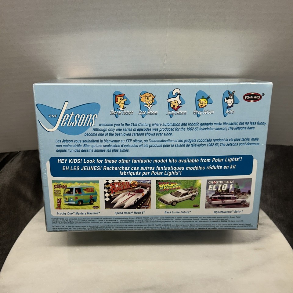 Jetsons Spaceship Model Kit Polar Lights w/Figures George, Jane, Judy ...