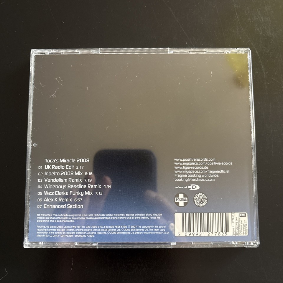 Fragma MCD Toca's Miracle 2008, 7 Trax Inc Enhanced,Inpetto 08 ...