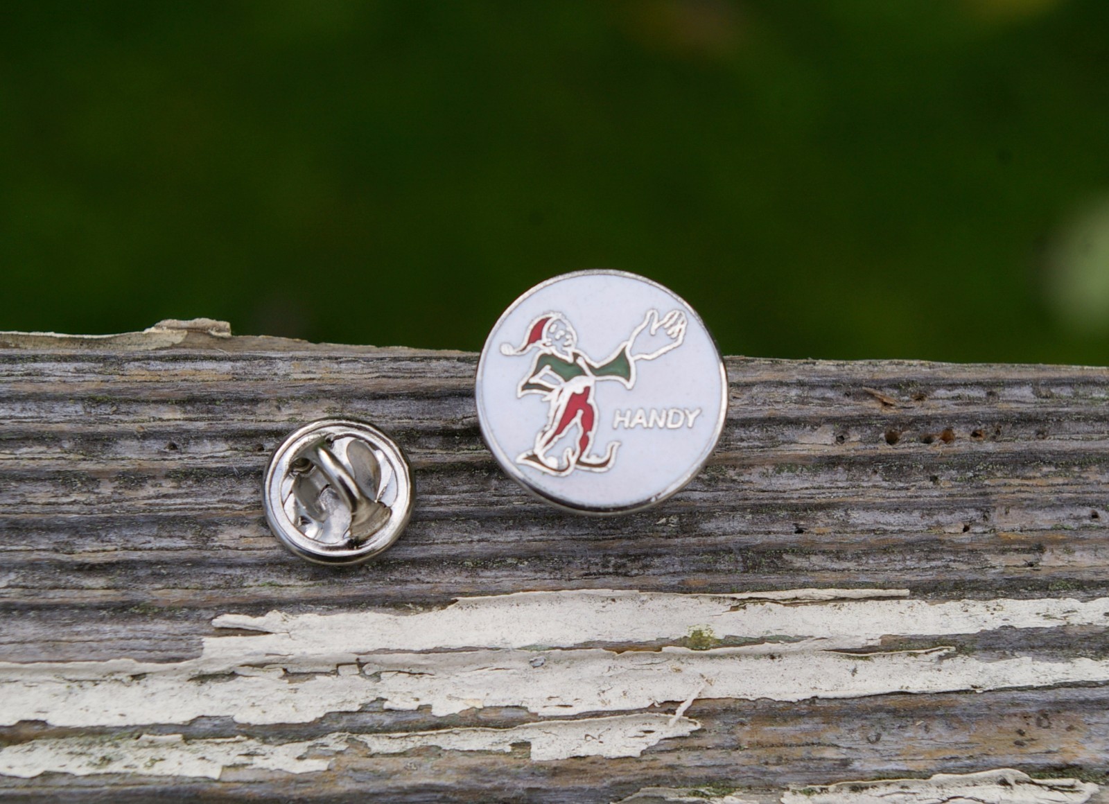 Handy Elf Christmas Holiday Silver Tone Metal & Enamel Lapel Pin ...