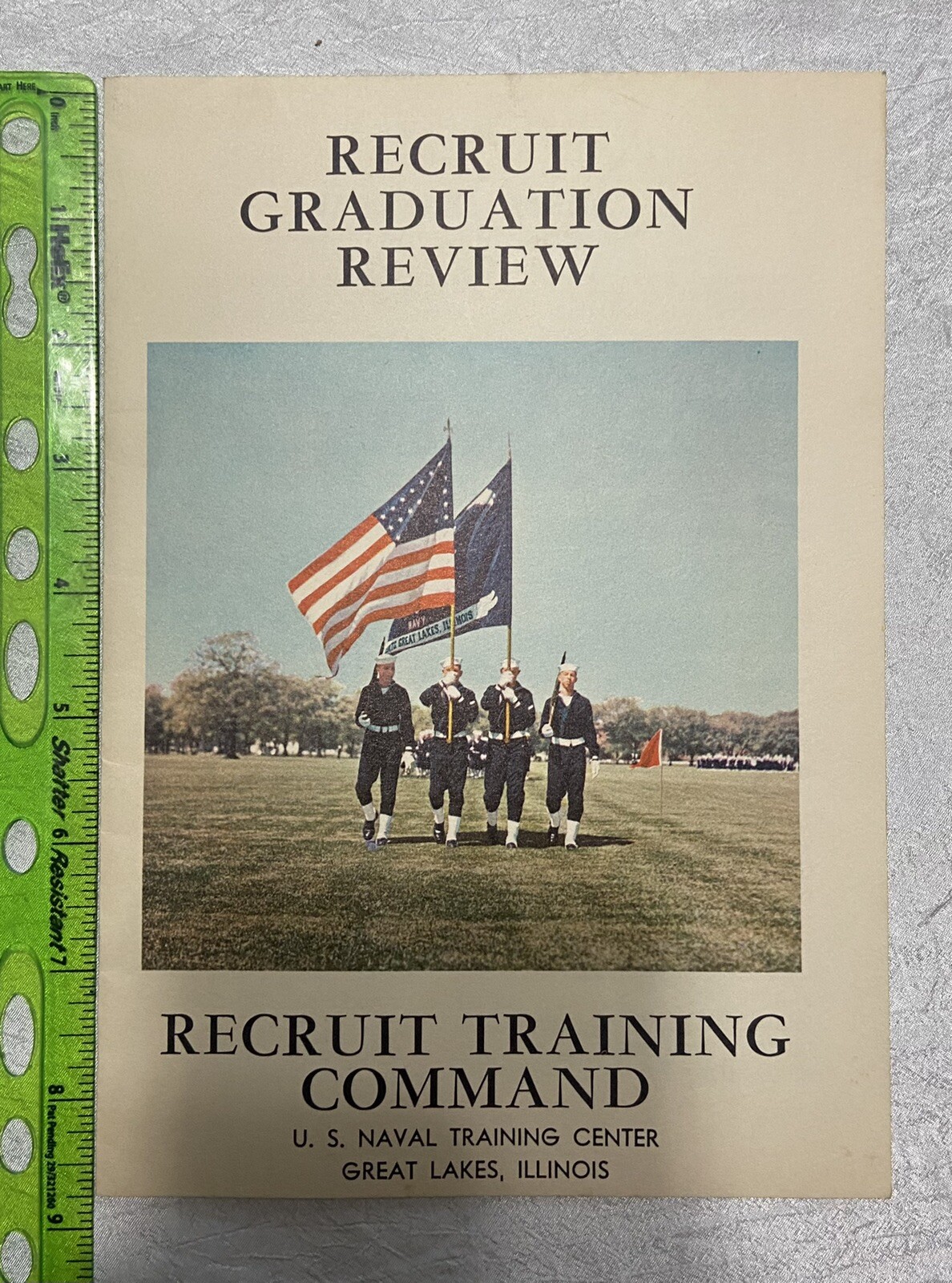 1958 Recruit Graduation Program US Naval Training Center Great Lakes ...