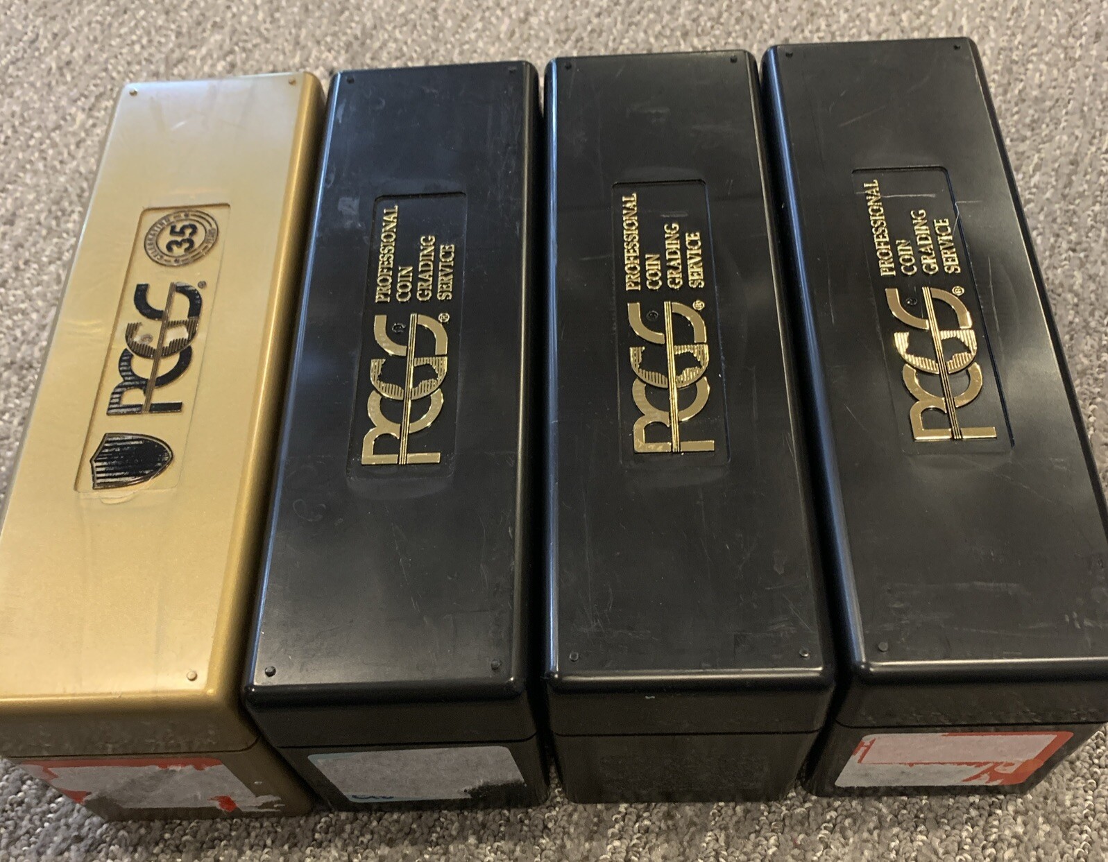 PCGS Silver Coin Slab Storage Box Holds 20 Certified Coins - Get 4 ...