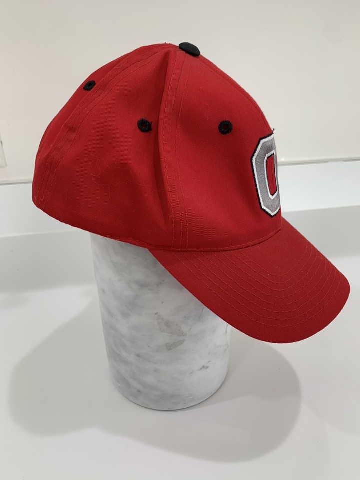 OSU Hat Ohio State University Cap Logo Buckeyes Gray Embroidery Red ...