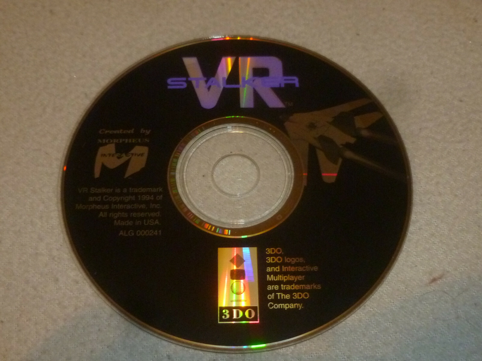 PANASONIC 3DO VIDEO GAME VR STALKER DISC ONLY FZ1 FZ10 GOLDSTAR | eBay