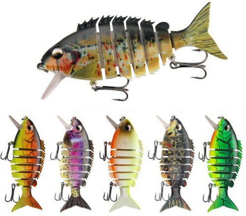 1PCS Fishing Lures Multi-section Wobblers Pike Hard Bait Artificial ...