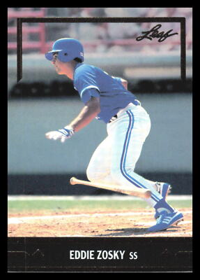 1991 Leaf Eddie Zosky #BC24 Gold Rookies Toronto Blue Jays 3R | eBay