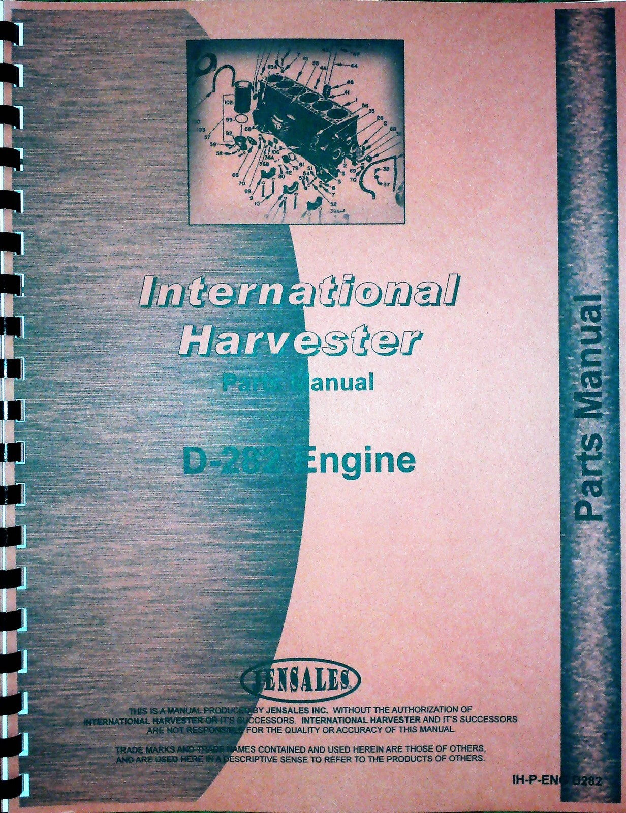 IH International D282 Engine Parts Manual Catalog | eBay