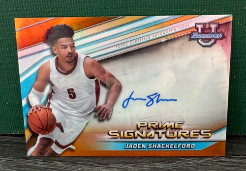 2021-22 Bowman U Chrome PCS-JS Jaden Shackelford Autograph #21/25 | eBay