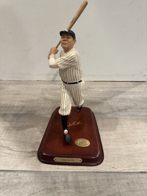 BABE RUTH DANBURY MINT LIMITED EDITION FIGURINE 9 INCH GREAT SHAPE READ ...