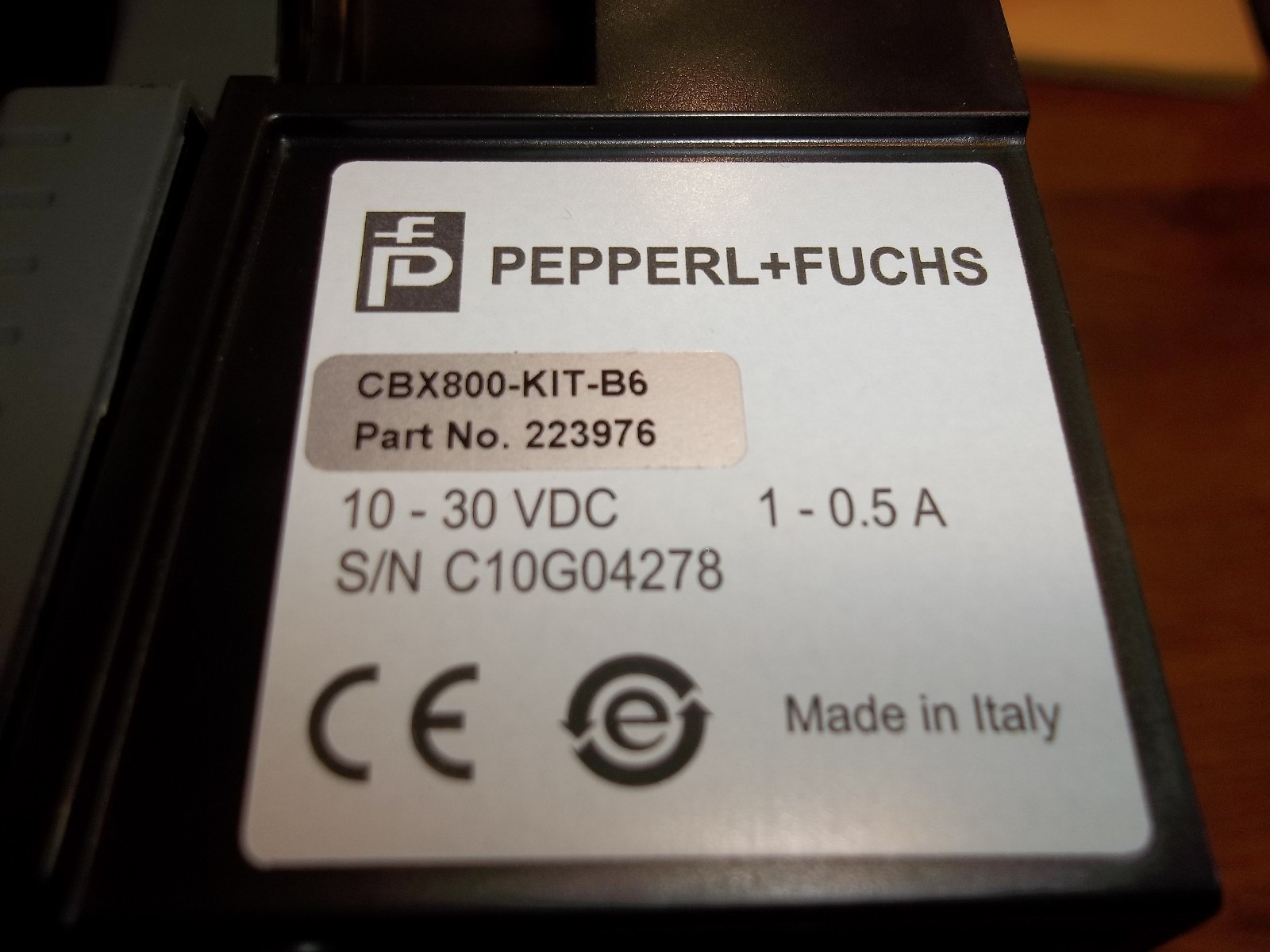 PEPPERL+FUCHS CBX800-KIT-B6 10-30VDC 1-0.5A CONNECTION CONNECTOR BOX ...