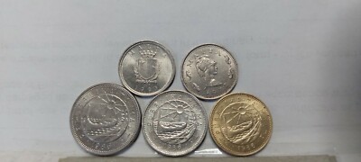 5 X MIXED DATE FILLER COINS FROM MALTA @@@ | eBay