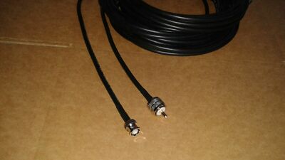 75 FT RG-8X CB Ham Radio PL259 to BNC Male 50 ohm coax cable | eBay