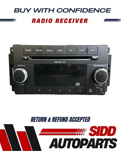 2012-2014 Dodge Challenger Radio Receiver AM-FM-CD-MP3 ID RES w/o ...