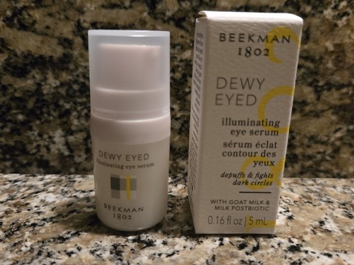 BEEKMAN 1802 Dewy Eyed Illuminating Eye Serum 5mL 0.16oz TRAVEL SAMPLE ...