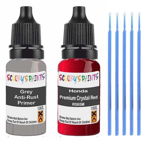 For Honda Premium Crystal Red Code R565M Paint Touch Up | eBay UK