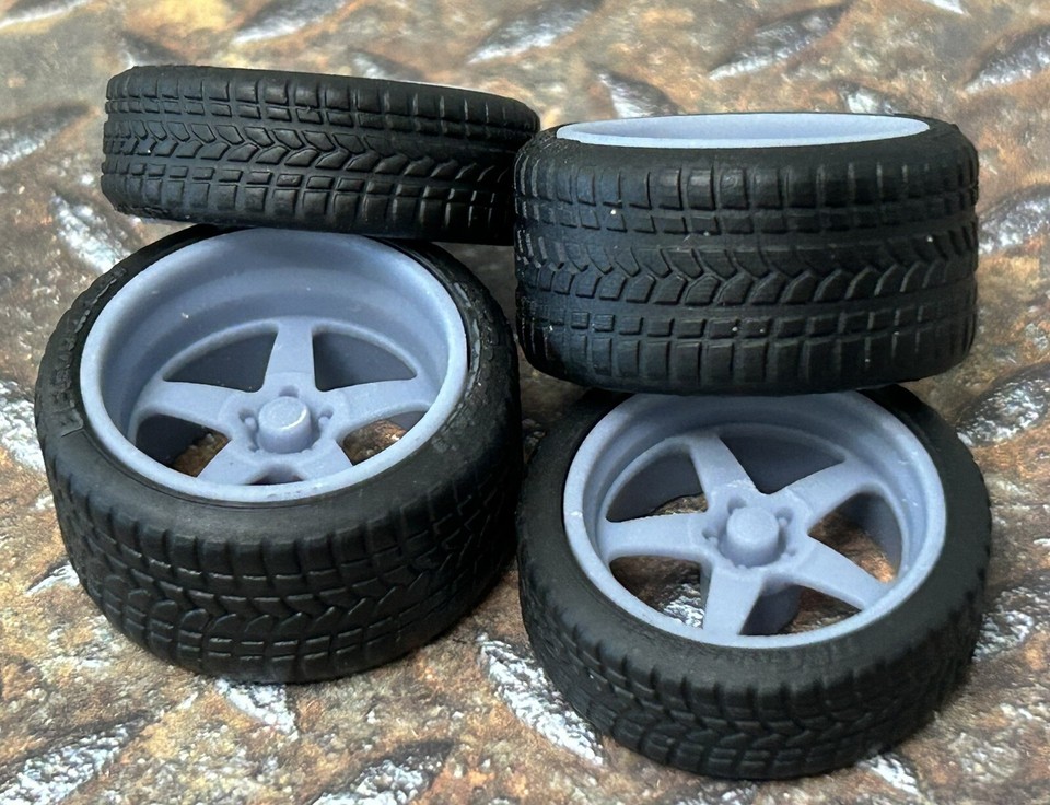 1/24 Scale: 21/20 Inch “Weld Ventura” Wheels With Wide Rear Street ...