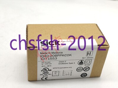 1 PCS NEW IN BOX SICK Proximity sensors IQ40-20BPPKC0K 1071553 | eBay