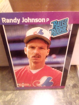 randy johnson rookie card donruss Error Card | eBay