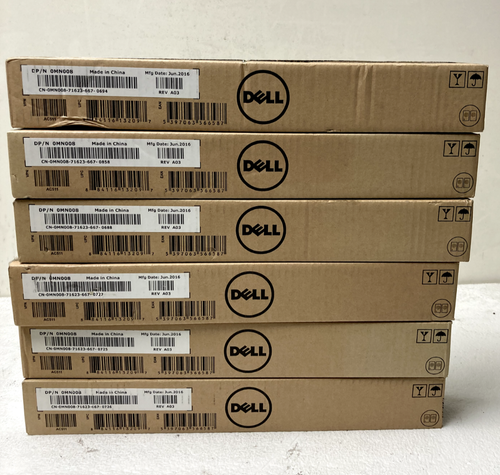 Lot of 6 Genuine Dell AC511 USB Powered Black Sound Bar 0MN008 Open box ...