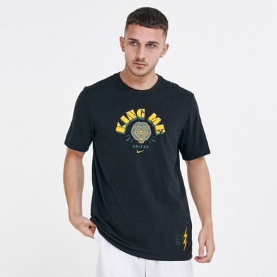 NIKE Dri-fit Lebron KING Me Men's Basketball T-shirt Black Multiple ...