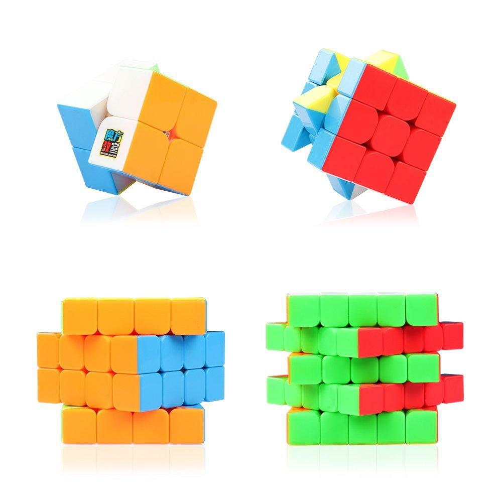 Coogam Moyu Cube Bundle 2x2 3x3 4x4 5x5 Speed Set MF2S MF3S MF4S MF5S ...