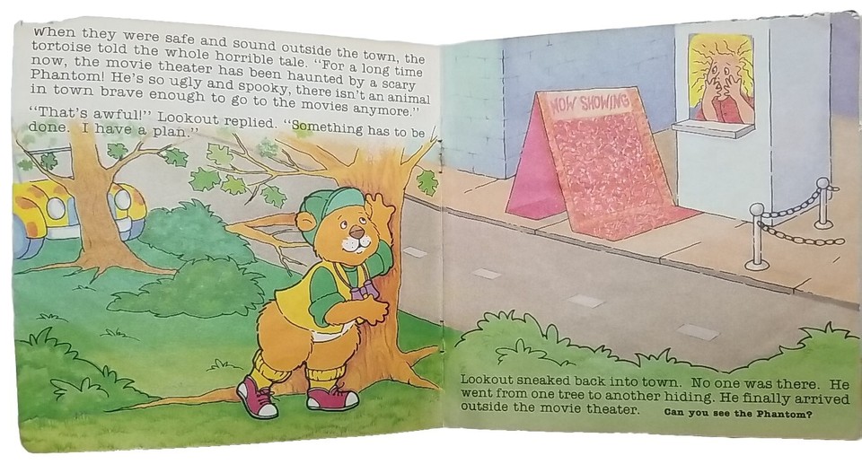ZOOBILEE ZOO Hidden Picture Book LOOKOUT BEAR AND PHANTOM OF THE MOVIE ...