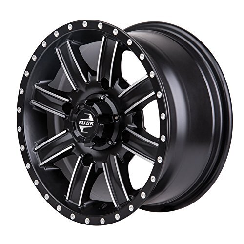 Tusk 4/110 Cascade Wheel 12x7 5.0 + 2.0 Machined/Black for UTV | eBay