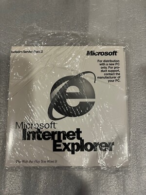 Sealed Microsoft Internet Explorer CD-ROM - Includes Service Pack 2 | eBay