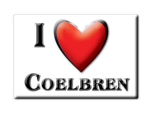Coelbren, Powys, Wales - Fridge Magnet I Love Souvenir Uk Gift Idea ...