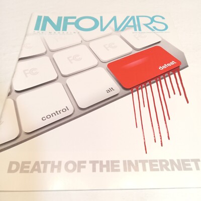🔥Infowars The Magazine June 2014 Vol 2 #10 DEATHTONET Alex Jones Global ...