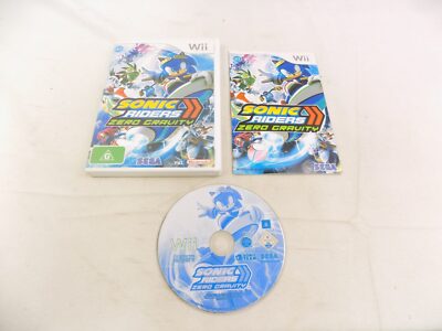 Mint Disc Nintendo Wii Sonic Riders Zero Gravity - Inc Manual Wii U ...