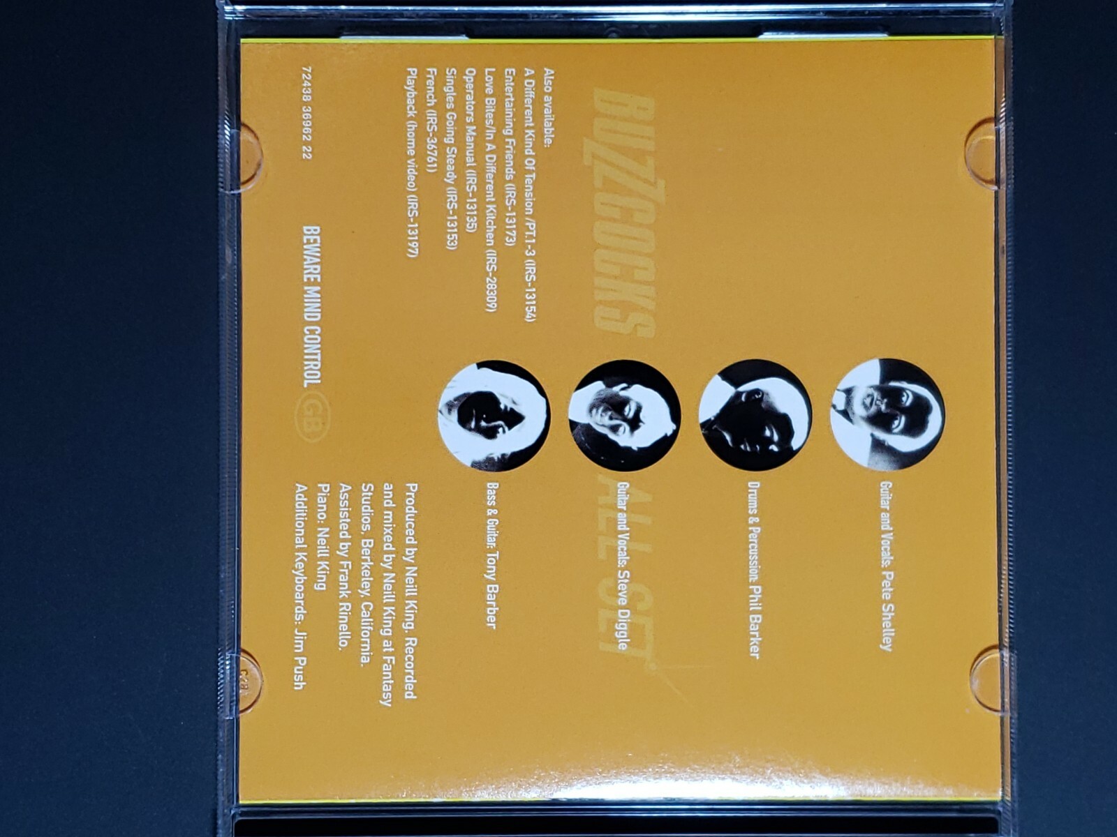 Buzzcocks All Set CD 1996 I.R.S. Records 36962 724383696222| eBay