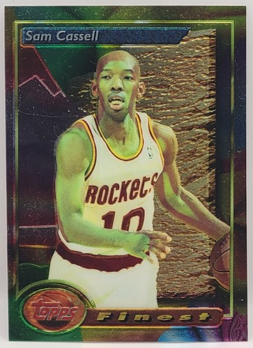 93-94 Finest Sam Cassell Rookie Card (Houston Rockets) | eBay
