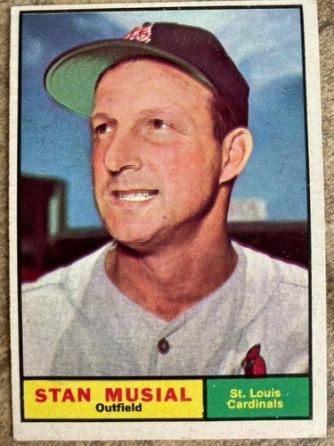 1961 Topps Baseball #290 STAN MUSIAL VG St. Louis Cardinals HOFer | eBay